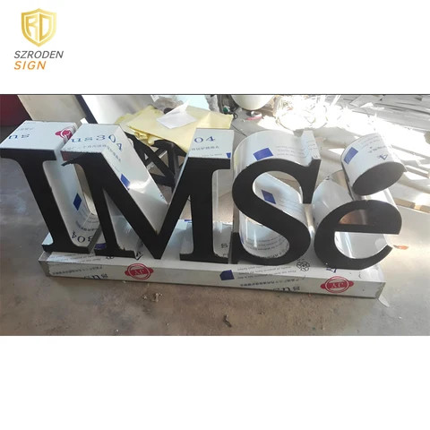 Buy Outdoor Acrylic Large Led Letters Stainless Steel Signs Led ...