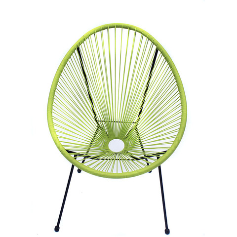 Buy Outdoor Plastic String Chair Rattan Furniture Garden Egg Sunchair ...