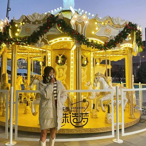 Buy Park Carousel,electric Merry Go Round,automatic Carousel,adult ...