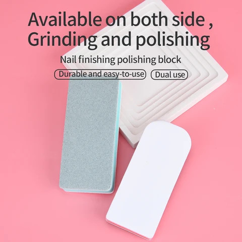 Buy Professional 2-way Fingernail Buffer Block Double Sided Sanding ...