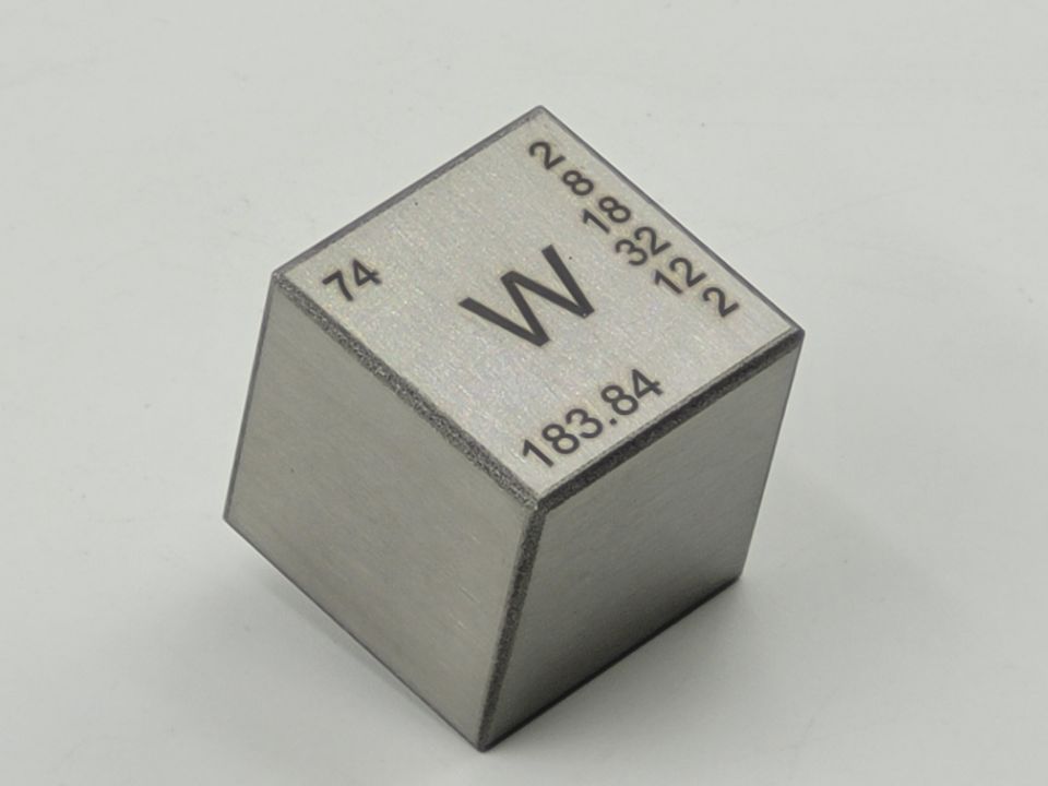 Buy Pure Metal Tungsten Density W Cube For Element Collections Lab ...