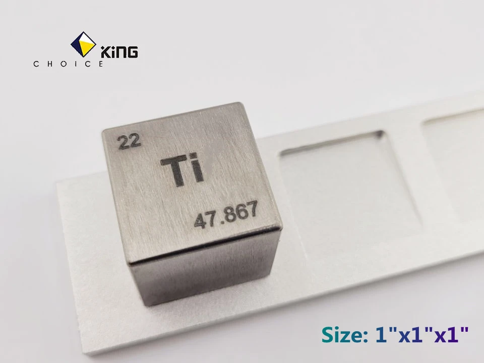 Buy Pure Titanium Ti Metal Element Cubes from Dalian King Choice Non ...