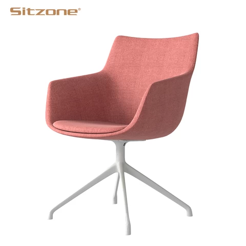 Buy Sitzone Design Modern Fabric Upholstery Swivel Leisure Dining Chair ...