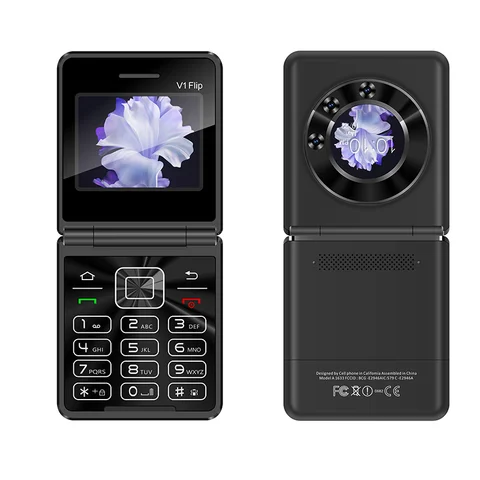 Buy V1 2.4inch New Flip Mobile Phone Dual Sim Gsm Speed Dial Magic ...
