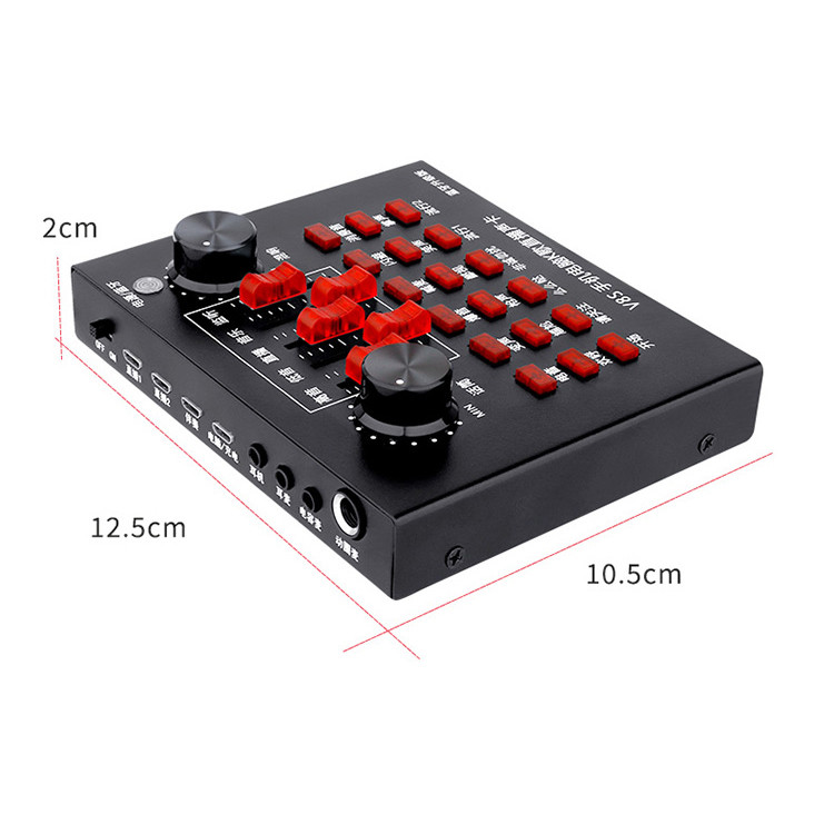 Buy V8s Studio Sound Card Audio Usb External Computer Pc Mobile Phone ...