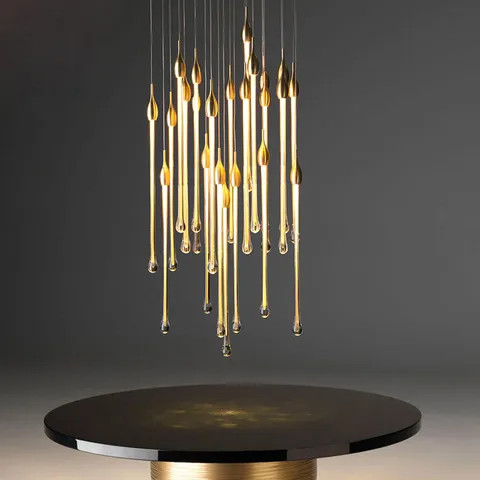 Buy Water Drop Unique Shape Superskylite Lighting Customized Long ...