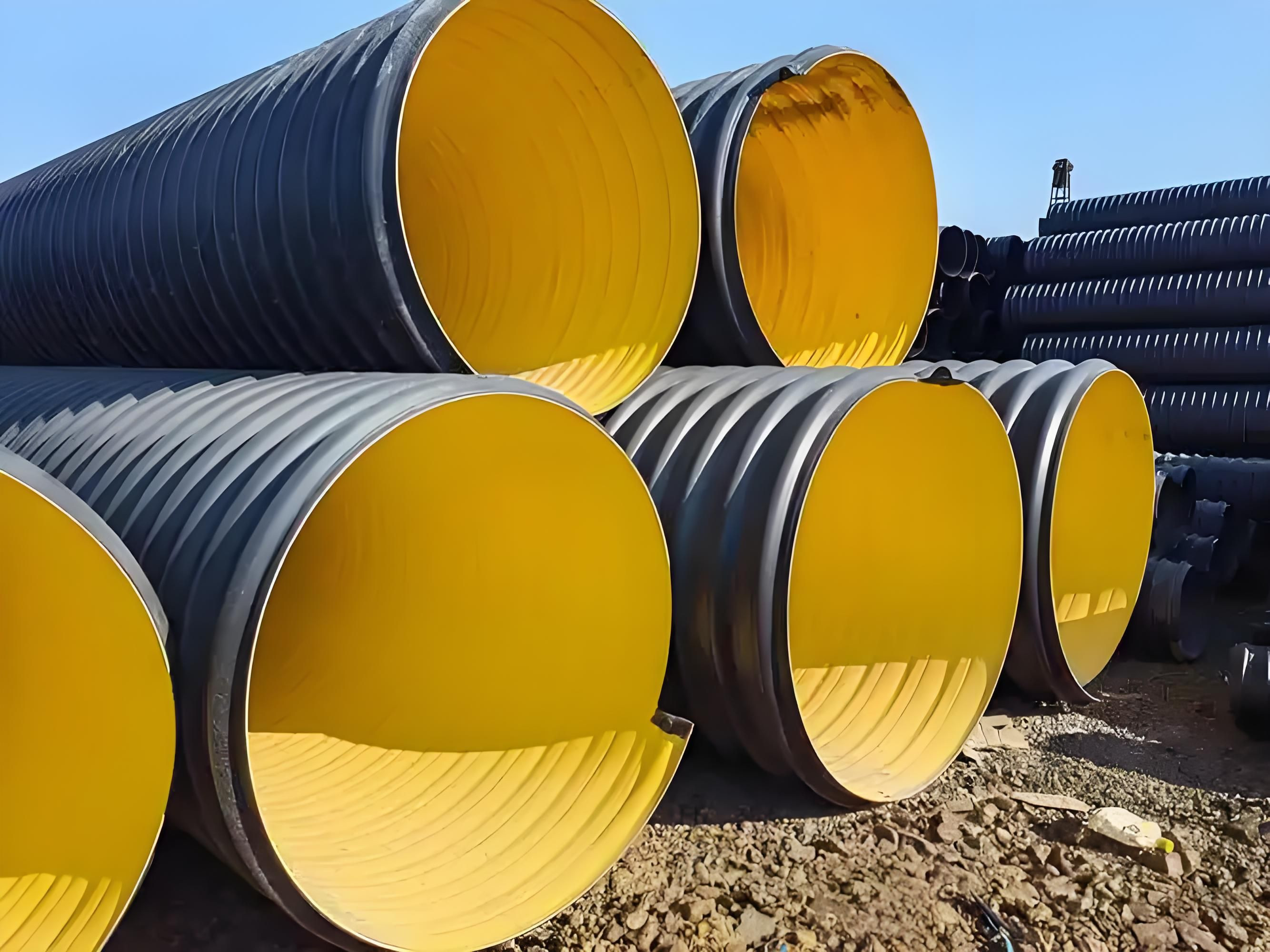 Buy High-density Polyethylene (hdpe) Steel-belt Reinforced Corrugated ...