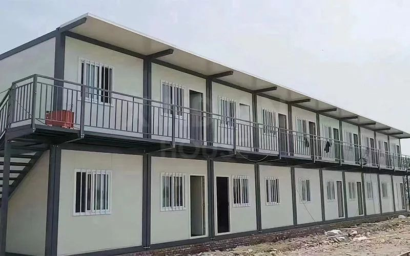 Buy Two Layers Apartment Fabricated Living Portable Container House ...