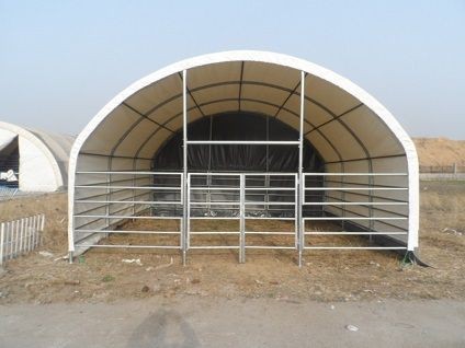 Buy Pvc Tarp Shed Outdoor Barn, Sheep House from Great Shelter, Qingdao ...