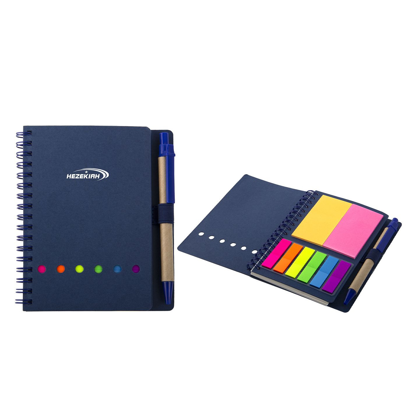 Buy Spiral Lined Kraft Notepad With Pen from Suzhou Hengshuo Imp & Exp ...