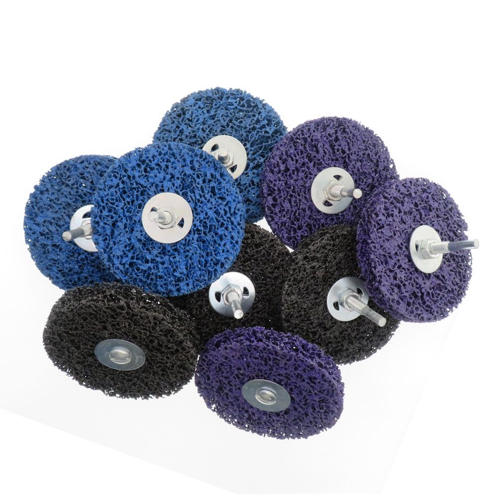 Buy Poly Clean And Strip Wheel With 6mm Shaft Poly Disc Abrasive Wheel ...