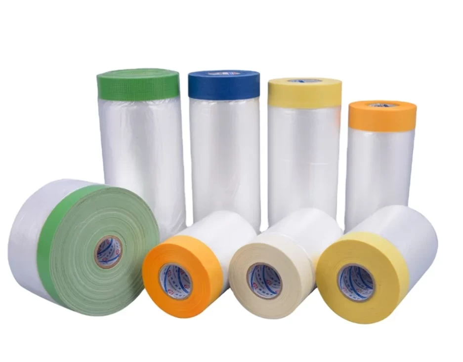 Buy High Quality Masking Film Pre-taped And Drape Pre-tape Masking Film ...