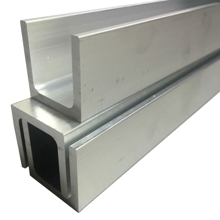 Buy Aluminum U Shape Channels Rails U Shape Profile from Hebei Bide ...