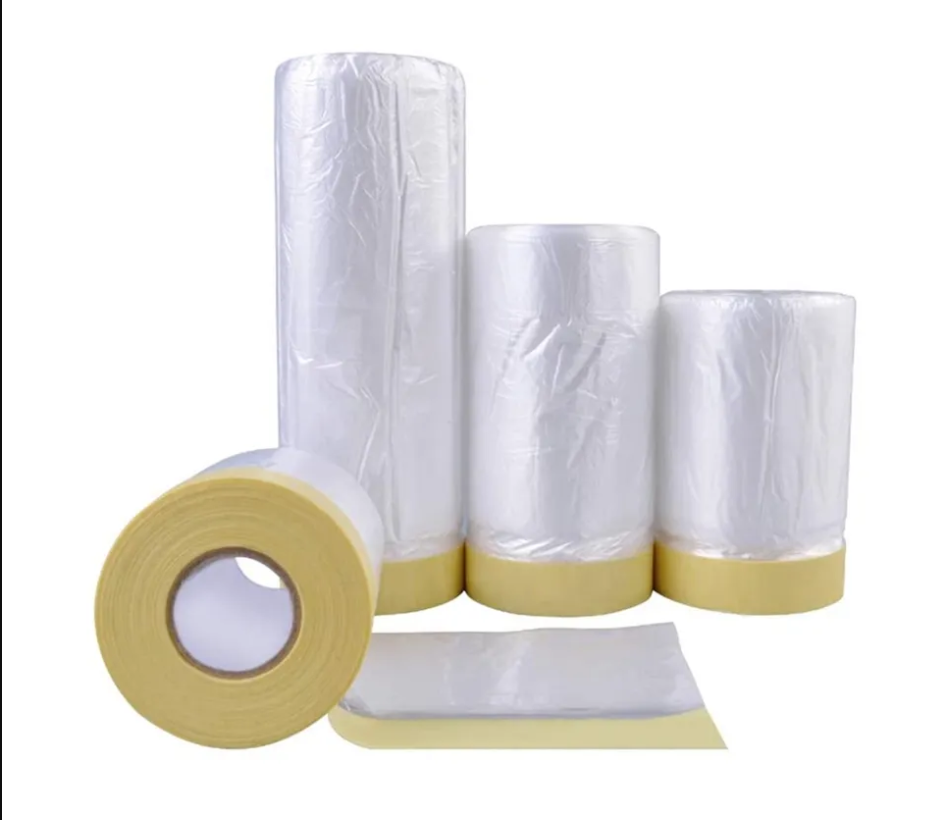 Buy High Quality Masking Film Pre-taped And Drape Pre-tape Masking Film ...