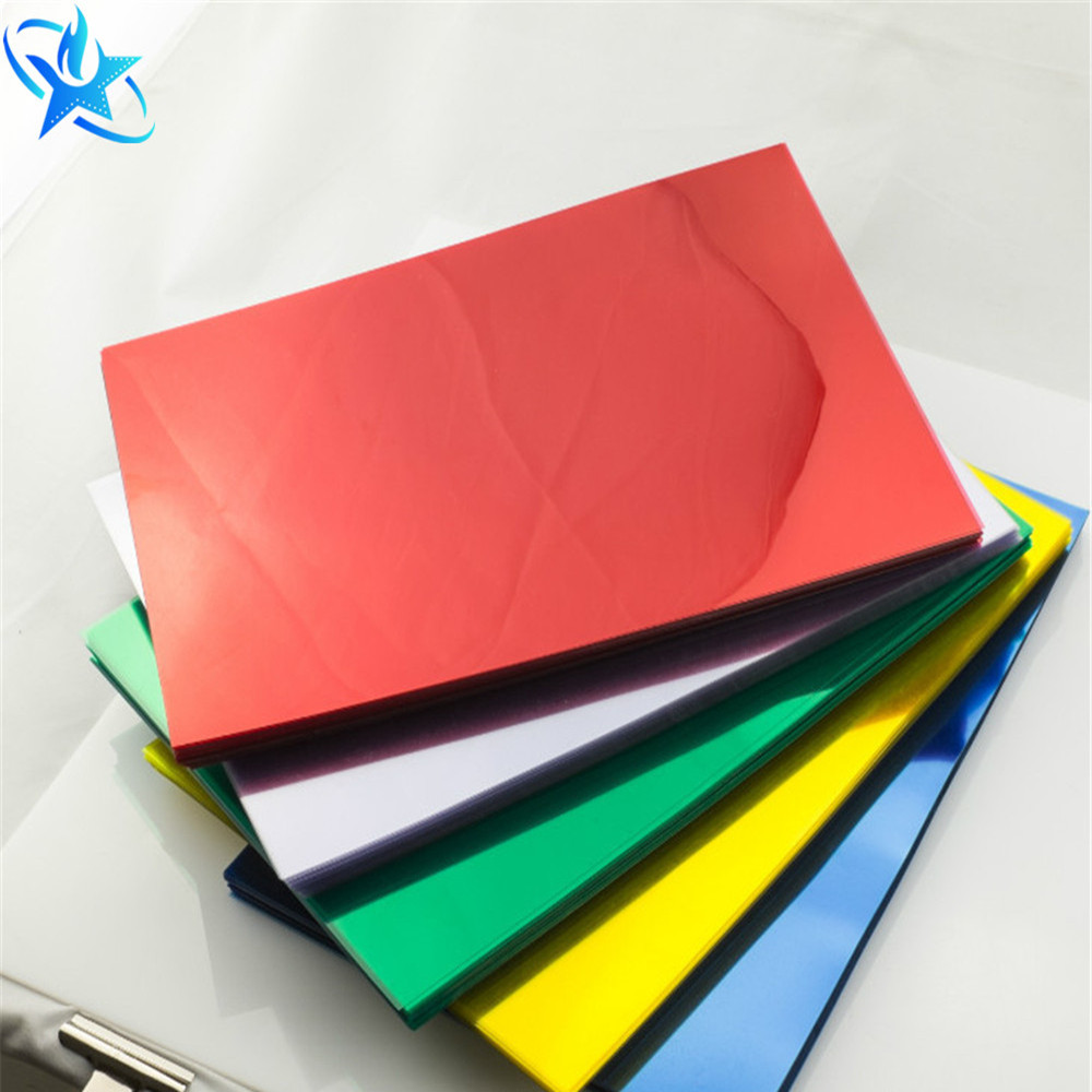 Buy 0.50mm 915*1830mm Size Pvc Plastic Sheet Glossy Red Pvc Sheet from ...
