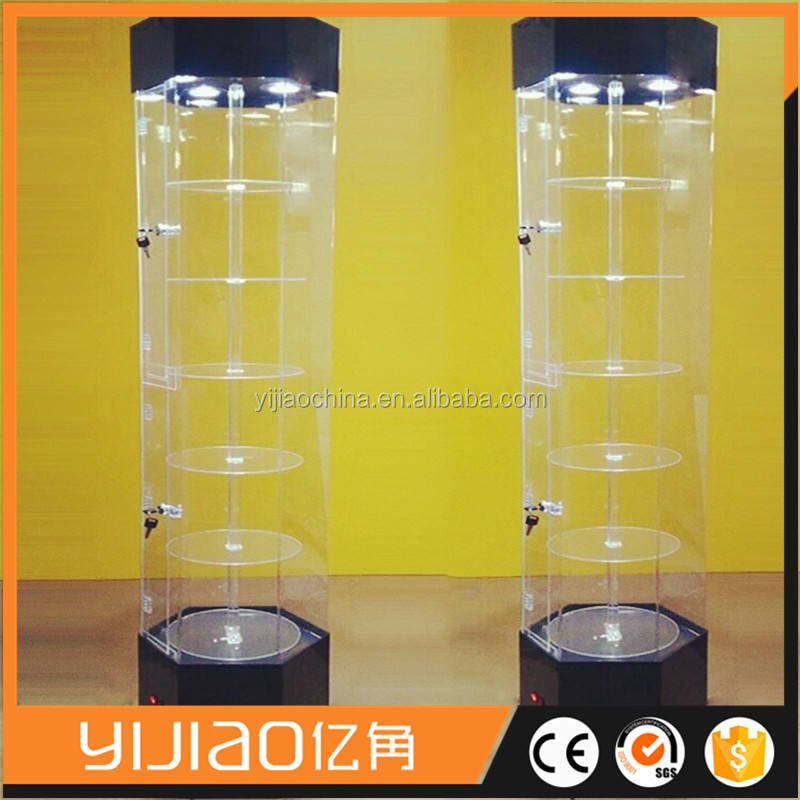 Buy 360 Degree Spinning Led Acrylic Rotating Earring Display Stand ...