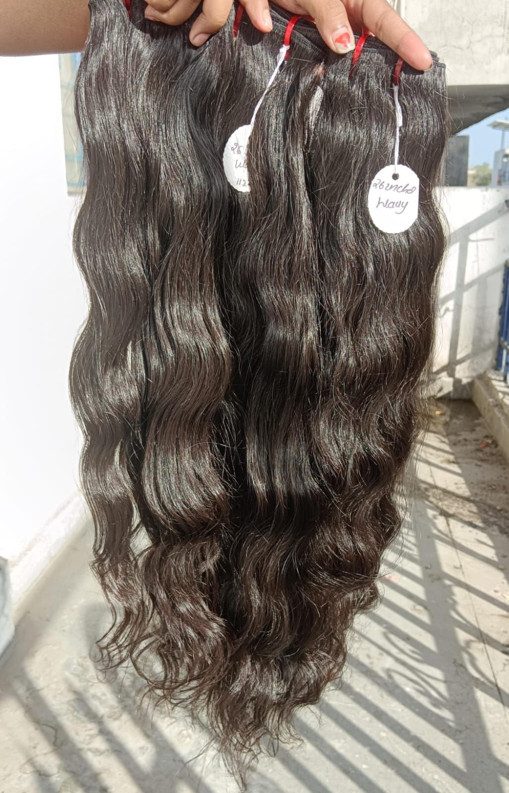 Buy Beautiful Wavy Hair Extension from Indian Temple Hair Exports ...