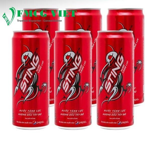 Buy Sting Energy Drink Can 320ml X24 Gold Rush/ Strawberry from FMCG ...