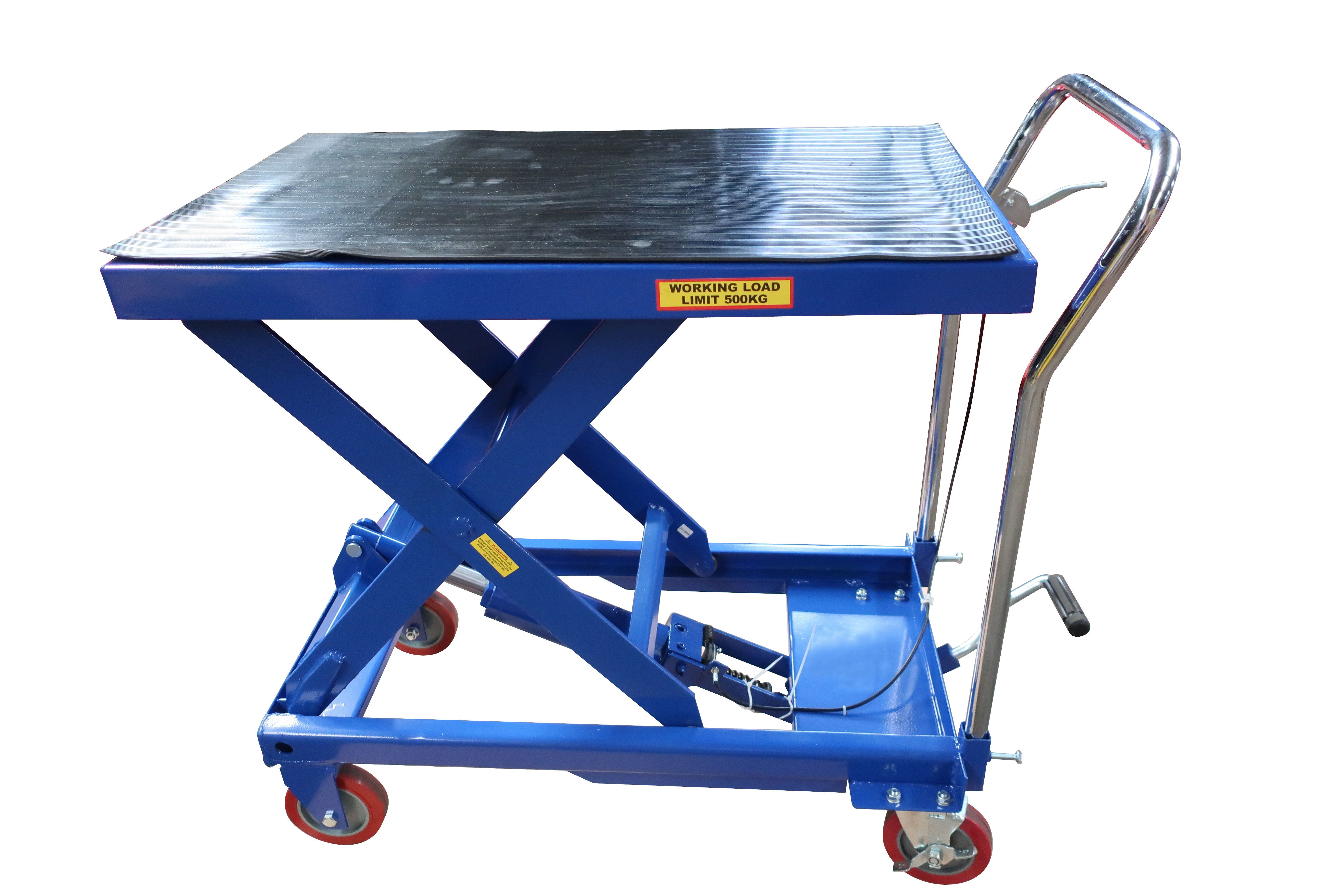 Buy 500kg Capacity Hydraulic Table Cart from Jiashan Powerful Machinery ...