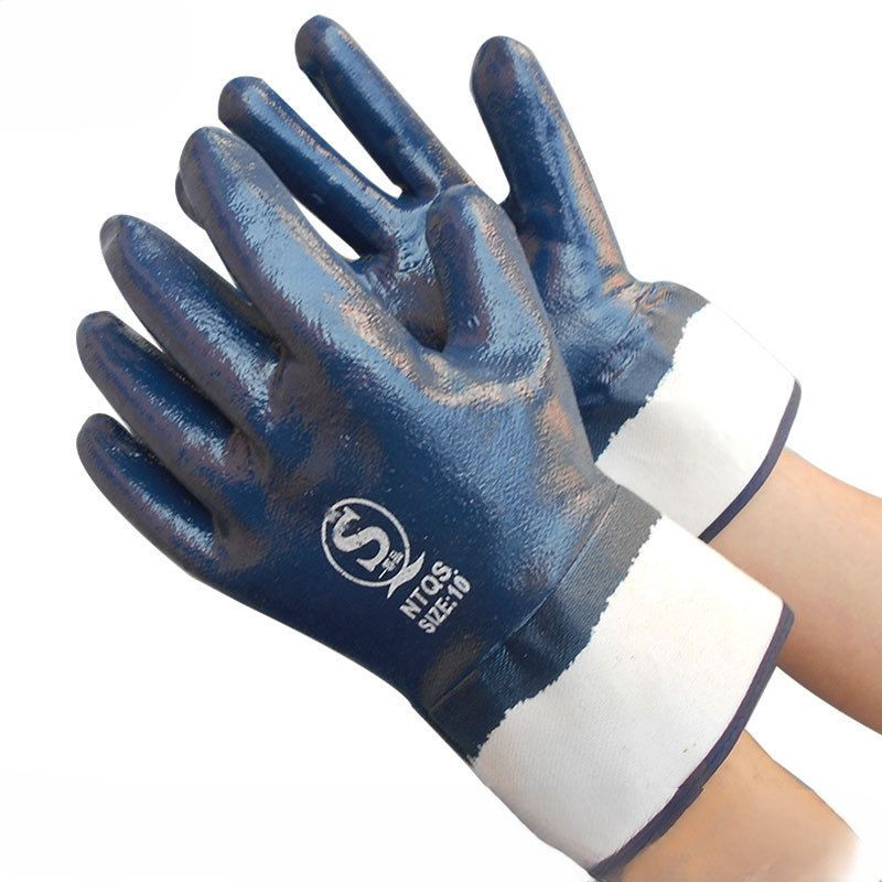 Buy Safety Cuffs, Large Cuffs, Oil-resistant Nitrile Gloves from Linyi ...