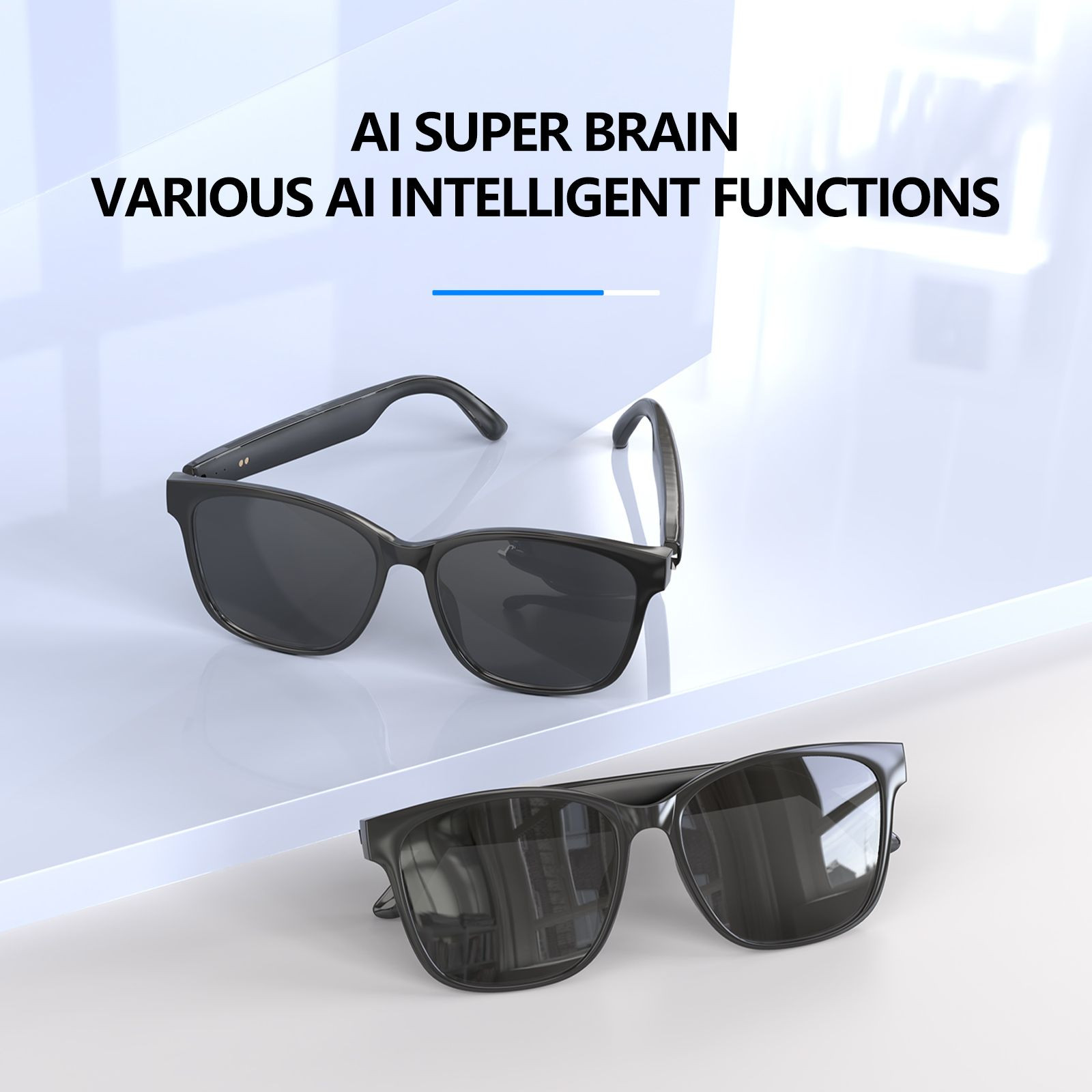 Buy Ai Smart Glasses With Bluetooth Connectivity For Live Translation ...