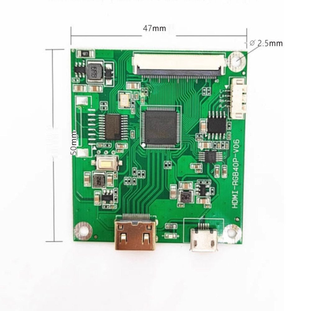 Buy Hdmi To Rgb 40pin Lcd Driver Board With Audio Lcd Display Driver ...