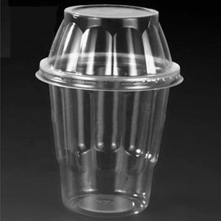 Buy 250ml Ice Cream Disposable Plastic Sundae Pp Material Cups Yogurt ...