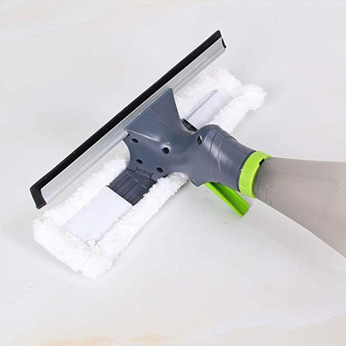 Buy 3 In 1 Multipurpose Hand-held Window Cleaner With Spray Bottle 25cm ...