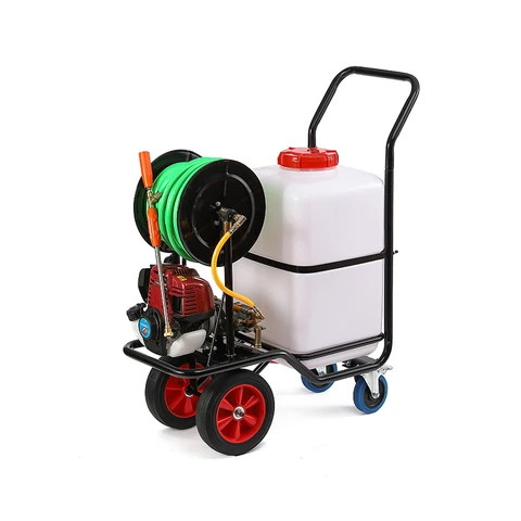 Buy 60l Cart Type Four-stroke Garden Sprayer High Pressure Agricultural ...