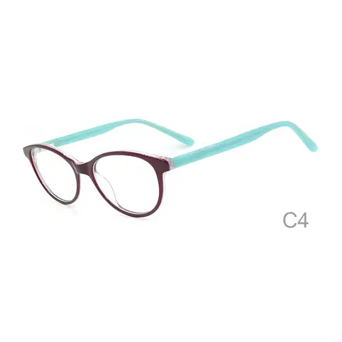 Buy Acetate Children Eyeglasses Frames Colorful New Model High Quality ...