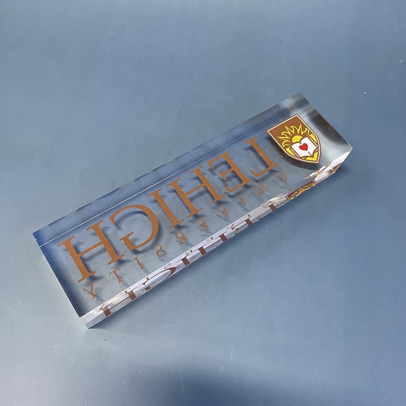 Buy Acrylic Block Display, Acrylic Table Logo Sign, Acrylic Brand Block ...