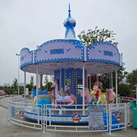 Buy Automatic Carousel, Park Carousel, Adult Carousel, Electric Merry ...