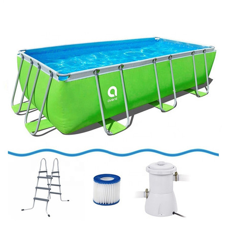 Buy Avenli 17525de Green Rectangular Steel Frame Inflatable Swimming ...