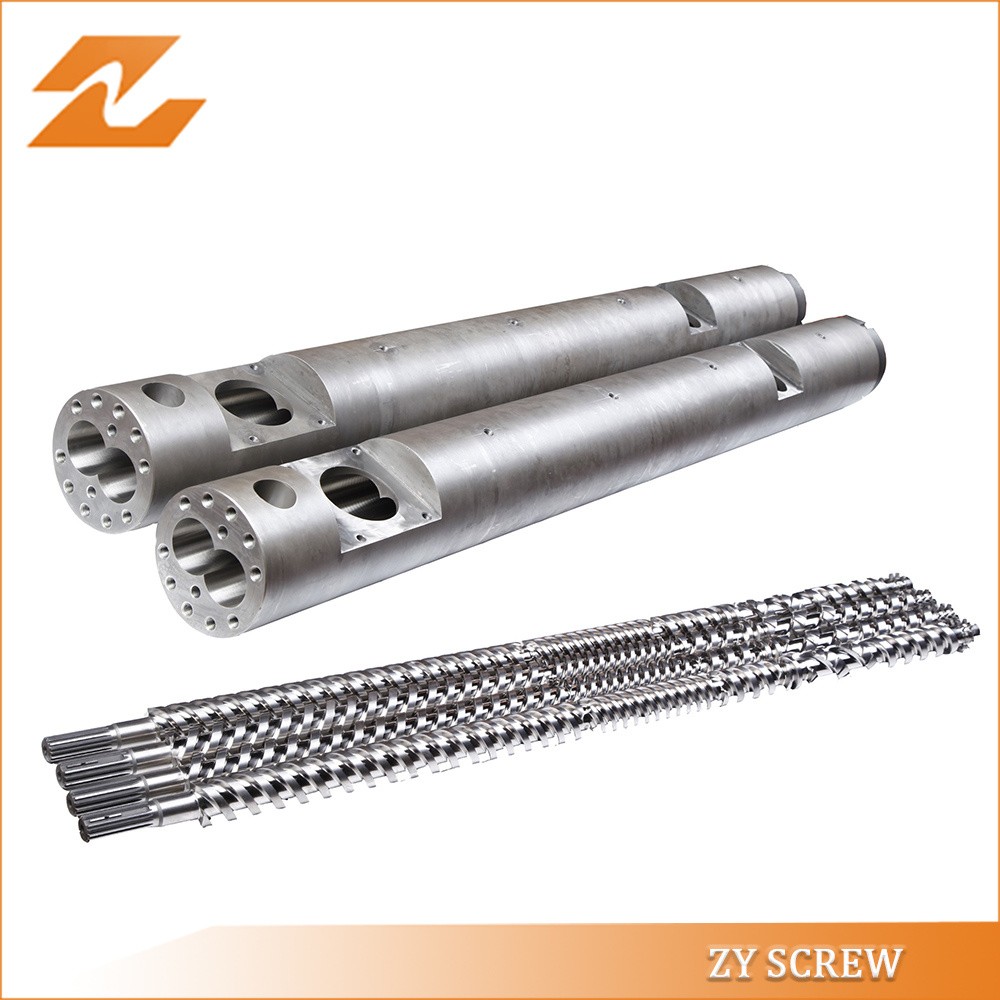 Buy Bimetallic Twin Parallel Screw And Barrel from Zhejiang Zhongyang ...