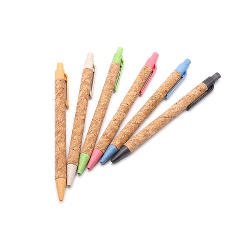 Buy Biodegradable Cork Wood Pen,wheat Straw Ballpoint Pen from Yiwu ...