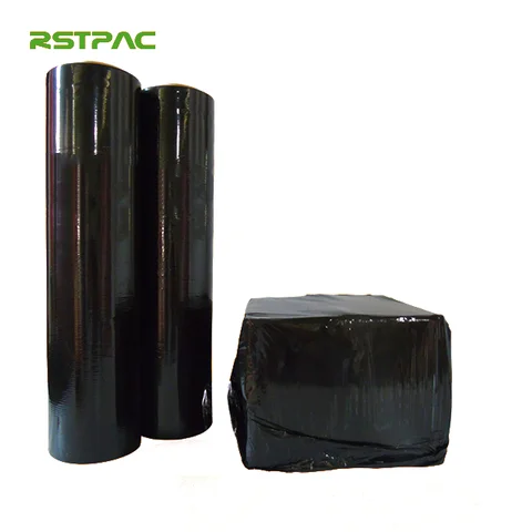 Buy Black Colored Lldpe Plastic Cast Manual Stretching Hand Wrapper ...