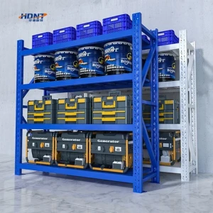 Buy Boltless Medium Duty Metal Shelving Rack Warehouses Steel Storage ...