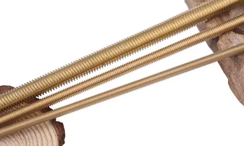 Buy Brass Threaded Rod Copper Full Threaded Stud Bar Thread Stud Bolt ...