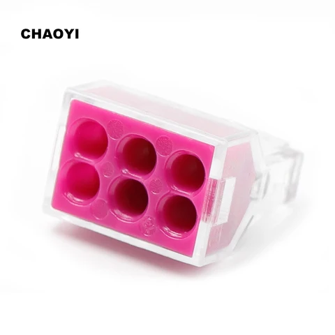 Buy Chaoyi Quick Wire Connector Pct-106 Universal Push In Fast 2way ...