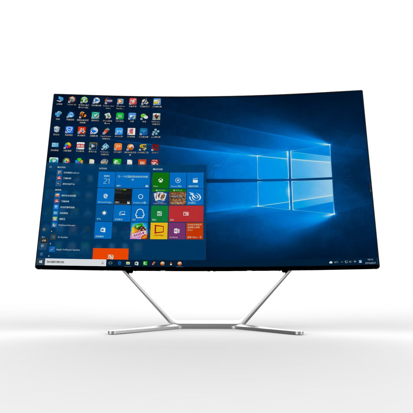 Buy Cheap All In One Pc Curved Screen 27 Inch Monoblock Office All In ...