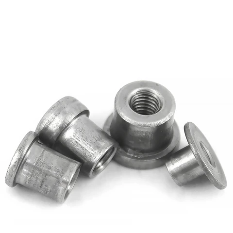 Buy Custom Carbon Steel Round Weld Nuts 10mm 12mm Round Welding T Nut ...