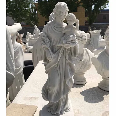 Buy Custom Life Size Hand Carved Stone Religious Figure Statue Life ...