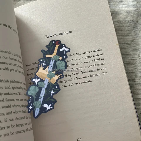 Buy Custom Printing Paper Reading Promotional Paper Book Marks Cute ...