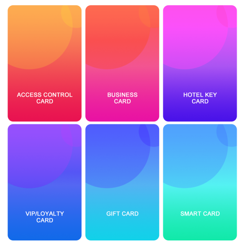 Buy Custom Pvc Hotel Vip Loyalty Card Printable Access Control Card Nfc ...