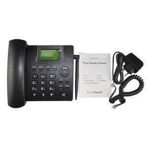 Buy Desktop Gsm Telephone Landline Phone With Sim Card Gsm Cordless ...