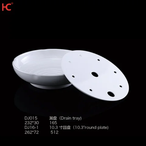 Buy Dj015 Wholesale Plastic Restaurant Food Serving Round Dry Ice Plate ...