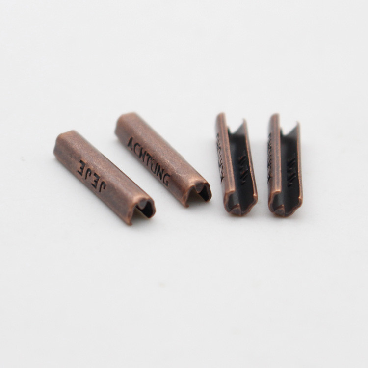 Buy Engraving Logo Metal Copper Aglet For Shoe Laces from (HZ) Yiusing ...
