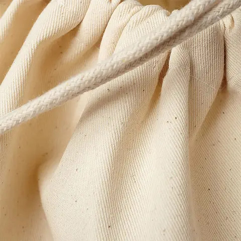 Buy Extra Large Portable Natural Cotton Canvas Cloth Fabric Laundry ...