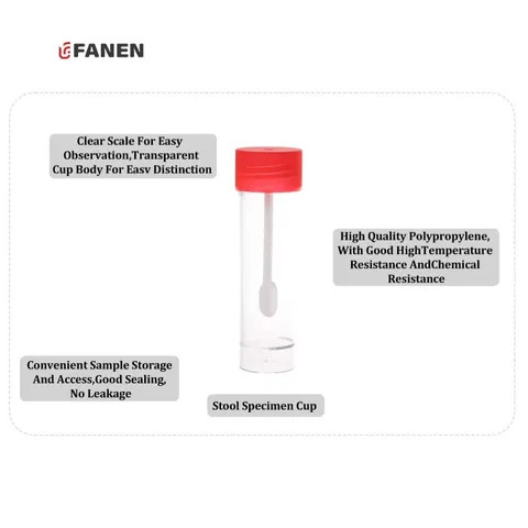 Buy Fanen 30ml Plastic Containers For Stool Specimen Sample Collection ...