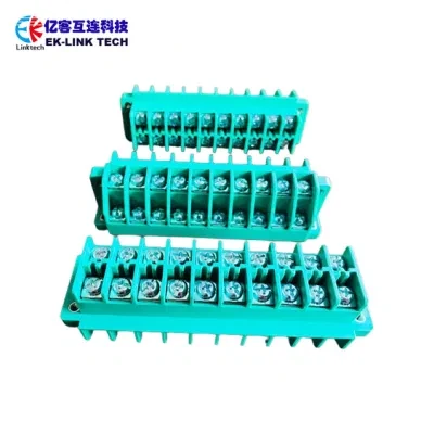 Buy Fixed Type Terminal Block Wire Connector Double Row Screw Terminal ...